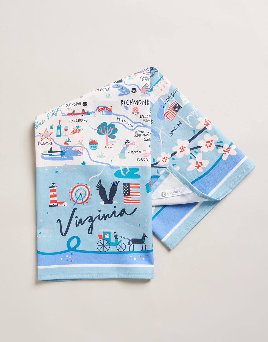 Virginia Tea Towel – Billy Opal